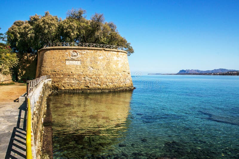 Venetian Fortification in Chania Stock Photo - Image of city, stone ...