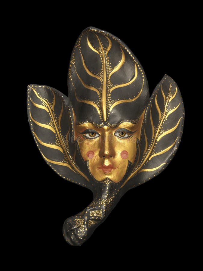 Venetian Gold Mask stock image. Image of italy, celebrate - 43019463