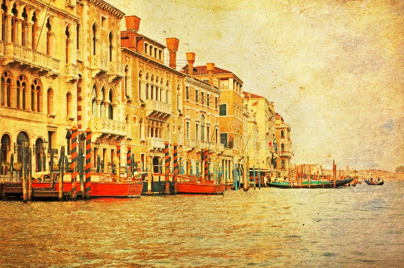 Venetian Grand Channel stock image. Image of ancient - 22447265