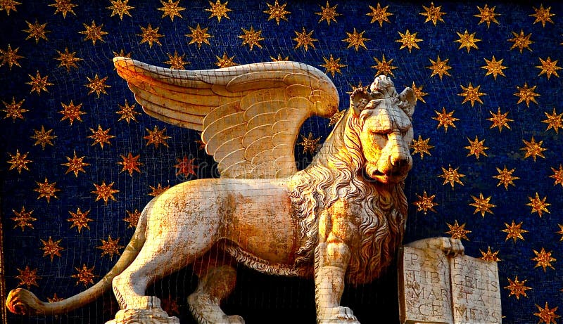 Venetian Lion stock photo. Image of lion, gold, culture - 40290766