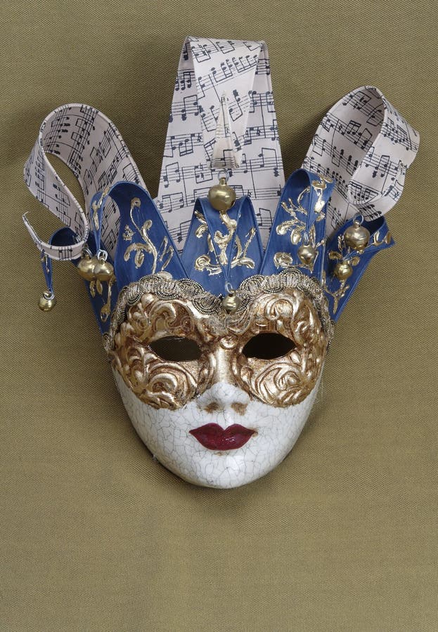 Music Mask 1 stock photo. Image of paper, painted, aged - 1696898