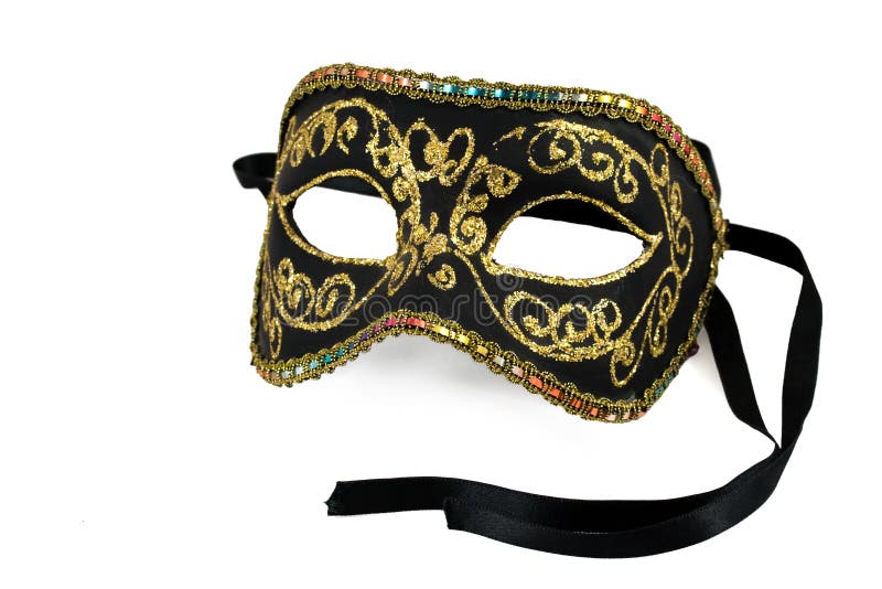Venetian mask stock photo. Image of treachery, tray, black - 13904926