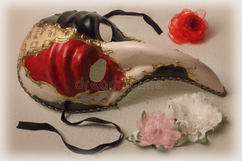 Venetian mask stock photo. Image of floral, close, flower - 44893724