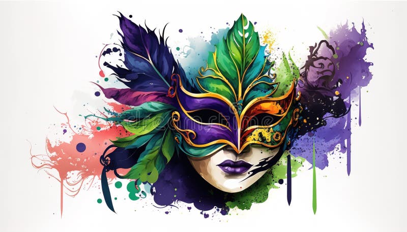 Venetian Mask Carnival Colorful Splash Art Masquerade Mardi Gras Stock ... Venetian Mask Carnival Colorful Splash Art Masquerade Mardi Gras Stock ...