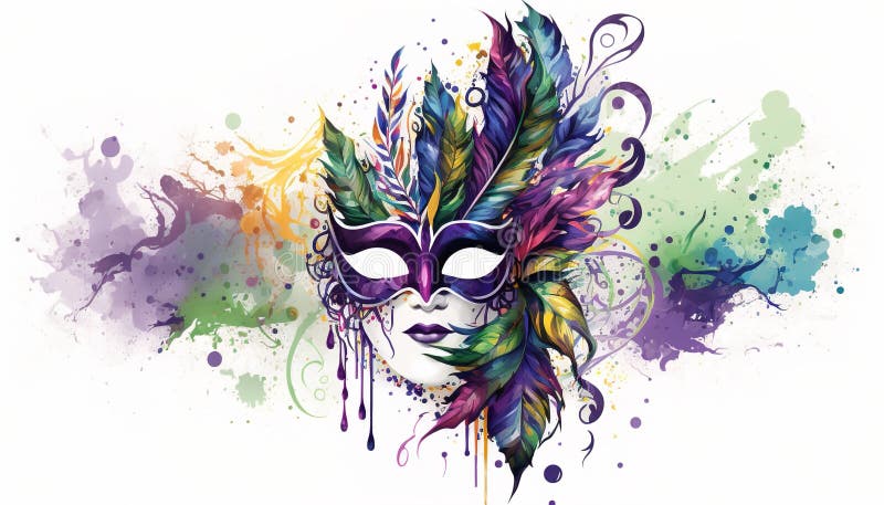 Venetian Mask Carnival Colorful Splash Art Masquerade Mardi Gras Stock ... Venetian Mask Carnival Colorful Splash Art Masquerade Mardi Gras Stock ...