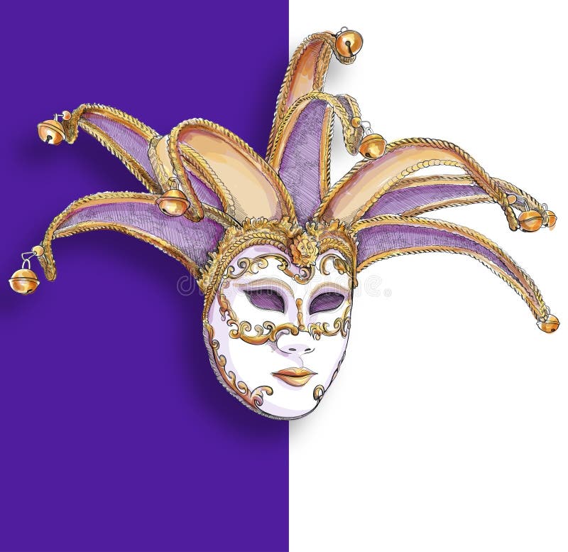 Venetian Mask stock illustration. Illustration of beautiful - 53421820