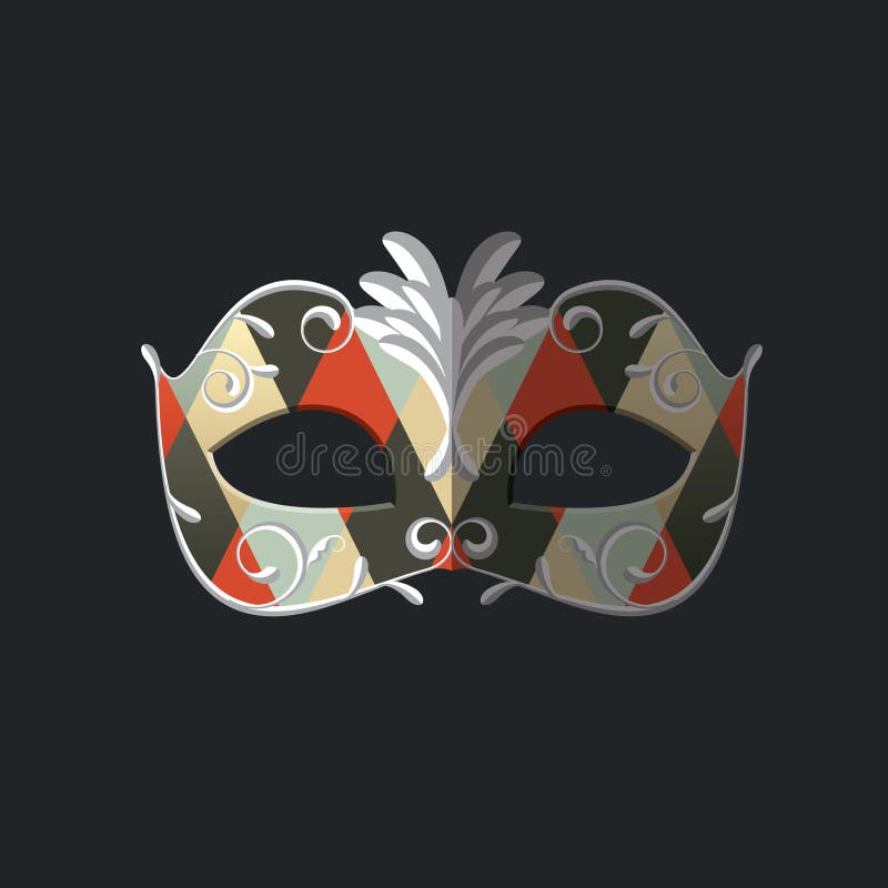 Venetian Mask. Vector Illustration Decorative Design Stock Vector ...