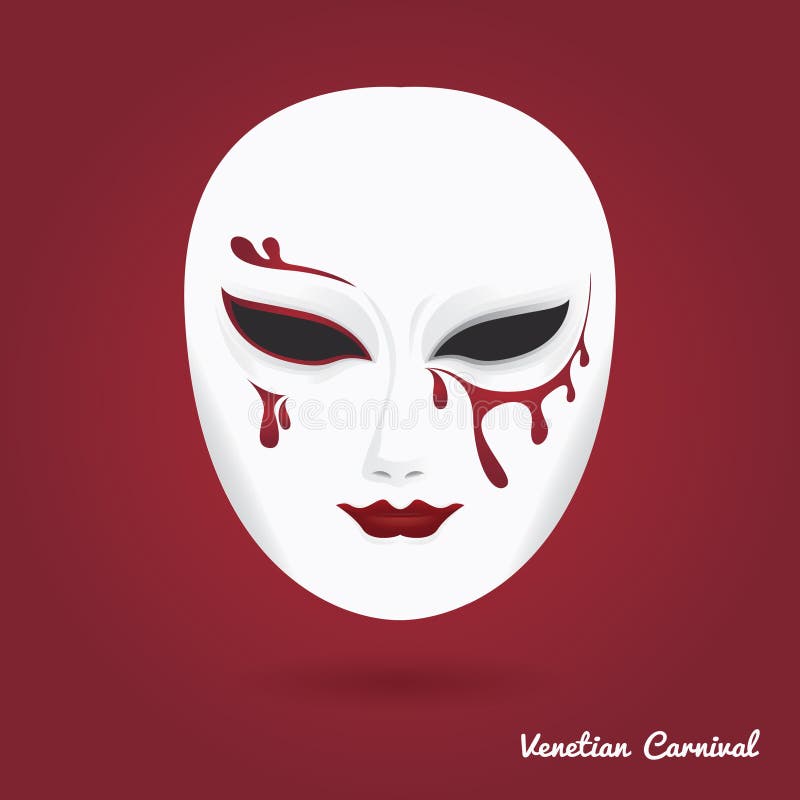 Venetian Mask. Vector Illustration Decorative Design Stock Vector ...