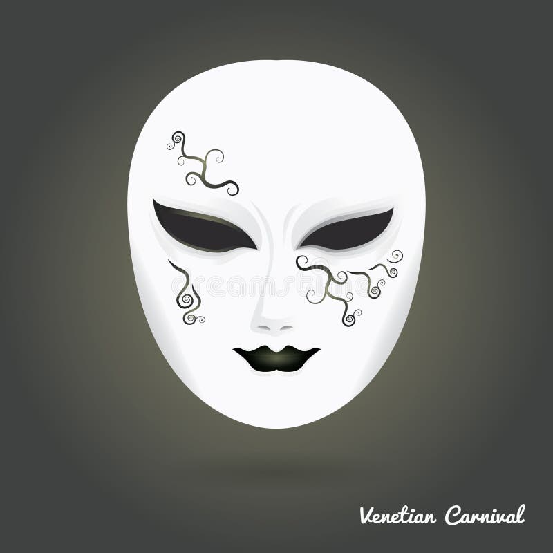 Venetian Mask. Vector Illustration Decorative Design Stock Vector ...