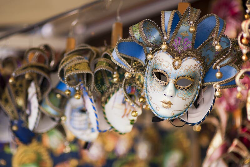 Venetian Masks stock photo. Image of gold, pretty, italian - 19187072