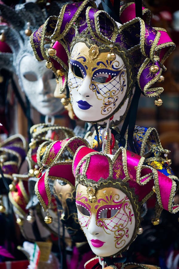 Traditional venetian masks stock photo. Image of festival - 12925896