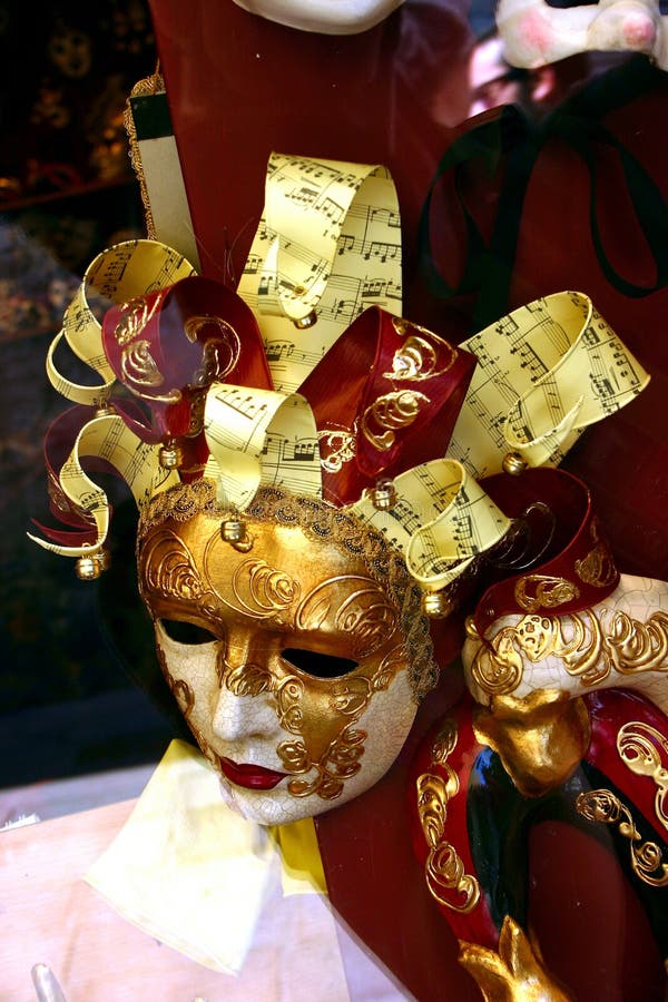 Venetian music mask stock photo. Image of historic, beautiful - 24384134