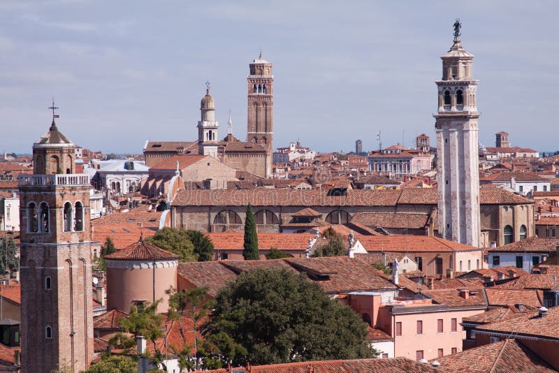 Venetian Rooftops stock photo. Image of structure, europe - 17471824