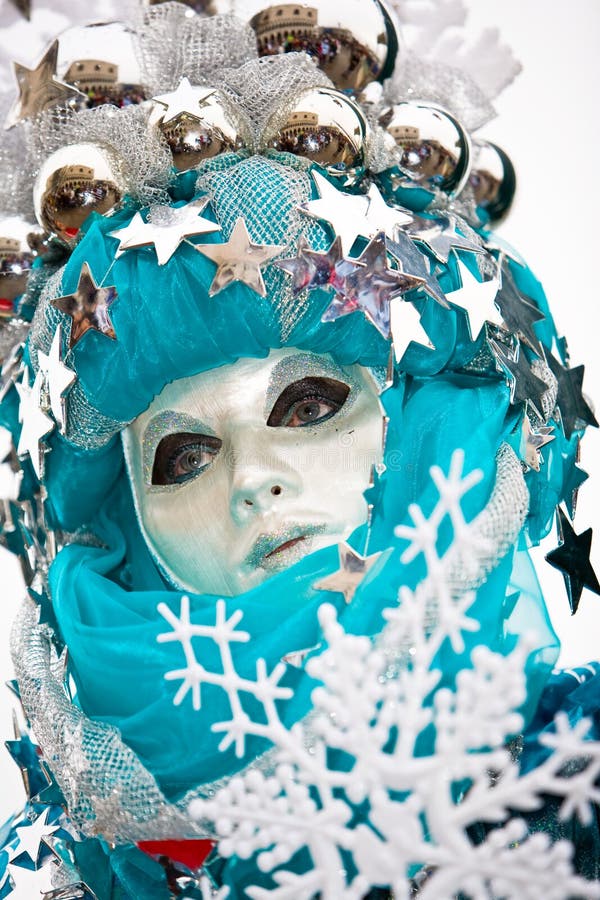 Snowflake Masquerade Masks 235 Mask Party Snowflake Stock Photos