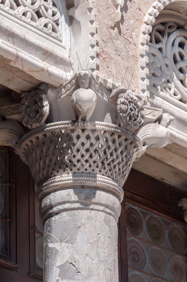 Venetian Stone Column stock photo. Image of texture, details - 42247576