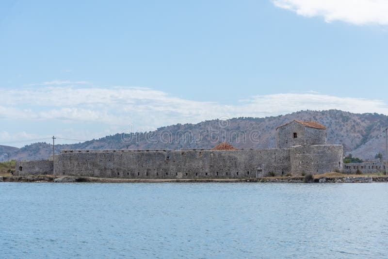 Venetian Triangle Castle at Butrint, Albania Stock Image - Image of ...