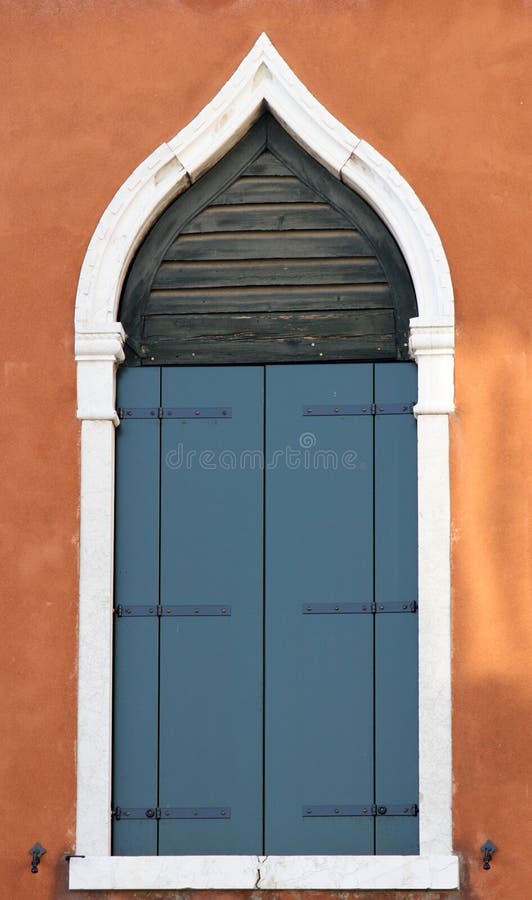 Venetian window stock photo. Image of exterior, europe - 37059586