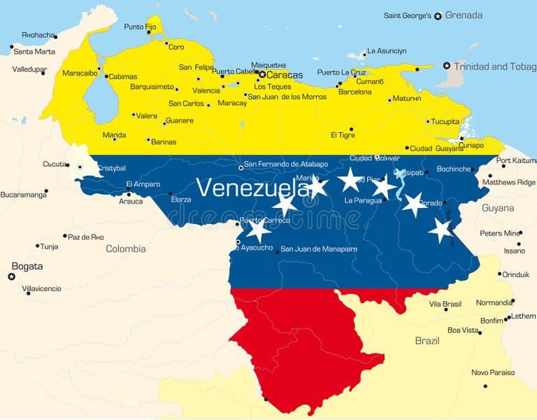 Venezuela Flag Map Stock Illustrations – 2,787 Venezuela Flag Map Stock ...