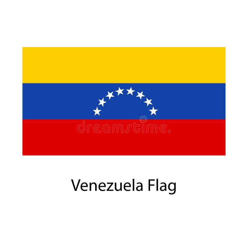 Venezuela Flag Hand Drawing Illustration Vector Based Drawing Stock ...