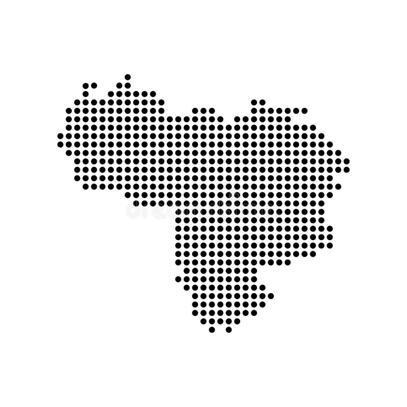 Venezuela map icon stock illustration. Illustration of earth - 340156528