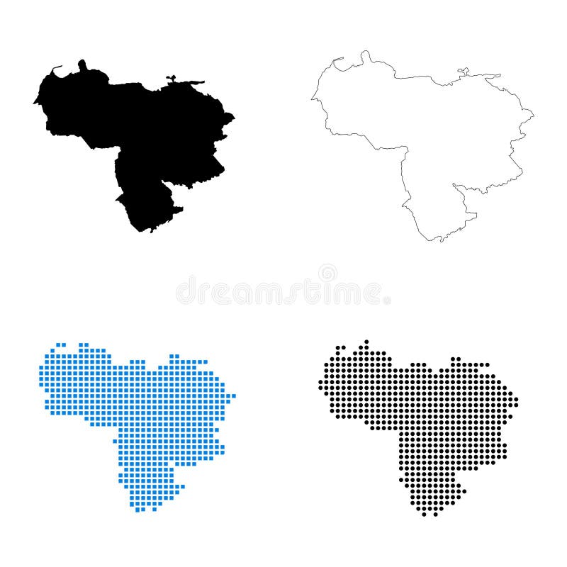 Venezuela map icon stock illustration. Illustration of nation - 340156534