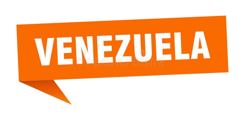Venezuela Sticker. Venezuela Signpost Pointer Sign Stock Vector ...