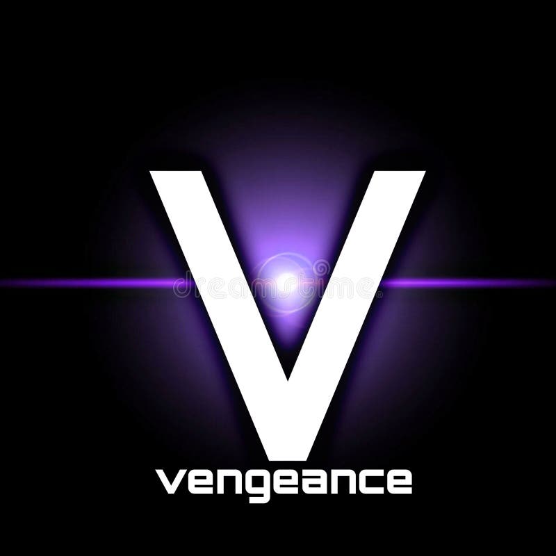 Vengeance Wallpaper Logo Screen Screenlock Stock Illustration ...