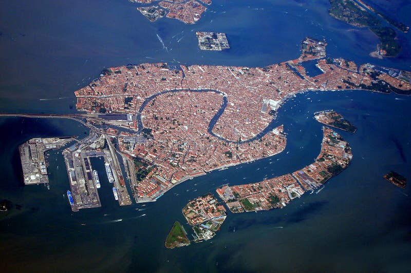 Venice from above stock image. Image of italien, rialto - 65971135