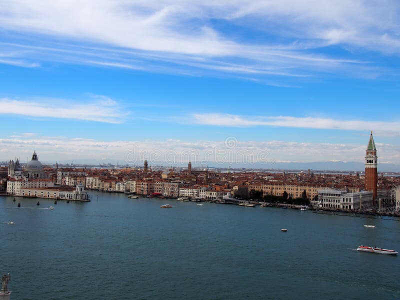Venice from above stock image. Image of giorgio, palace - 90626033