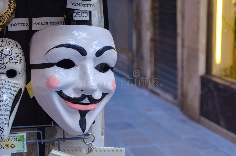 Blue White Venetian Carnival Mask Display Stock Photos - Free & Royalty ...