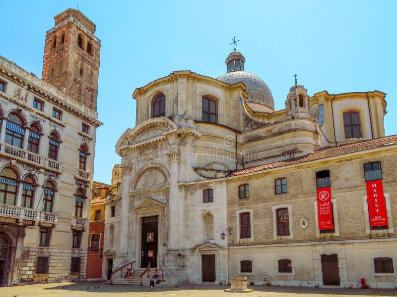 Venice - Architecture of Old City Editorial Image - Image of view ...