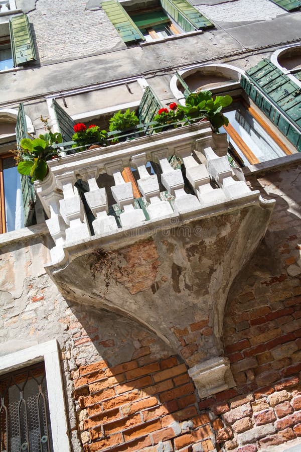 Venice balcony stock image. Image of glass, ancient, venice - 24536241