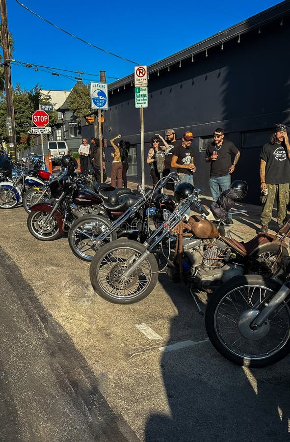 California-Venice Beach Bikers Editorial Image - Image of motorbike ...