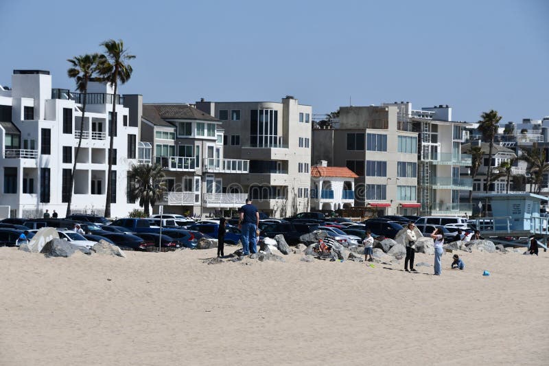 Venice Beach and Boardwalk in California Editorial Stock Photo - Image ...