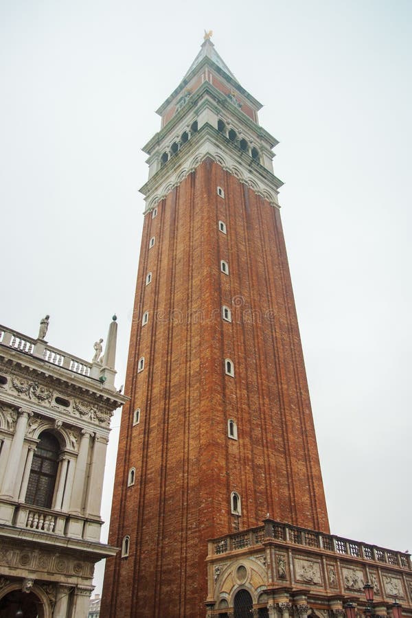 Venice bell tower stock image. Image of venetian, church - 28243083