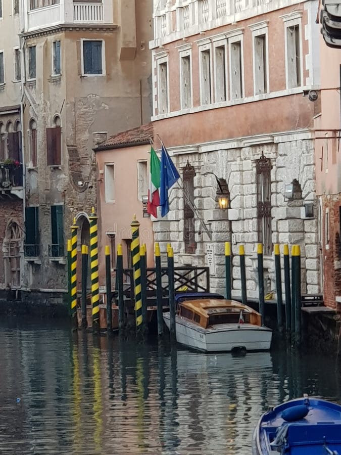 Venice boat stock image. Image of water, italia, canal - 135577363