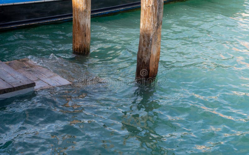 Venice Boat Docking stock image. Image of walkway, lagoon - 338809805
