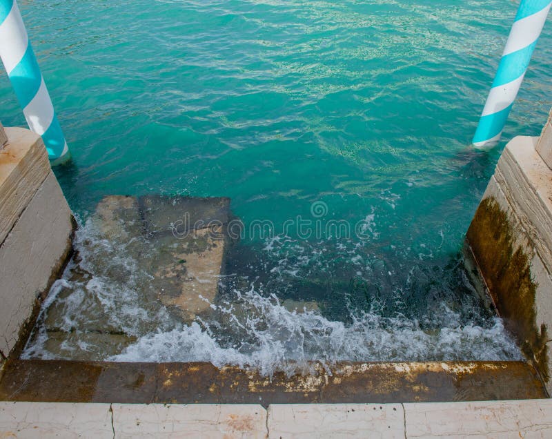 Venice Boat Docking stock photo. Image of walkway, copy - 338811518