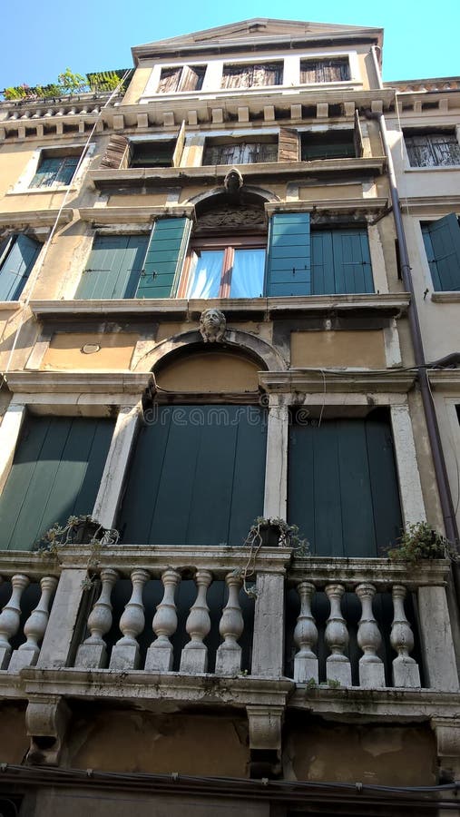 Venice building stock photo. Image of typical, looking - 118199460