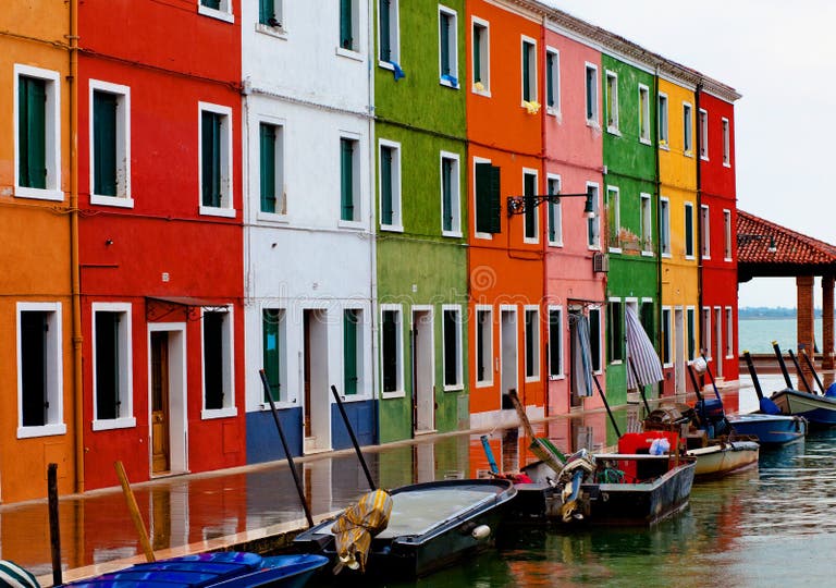 369 Colorful Row Houses Boats Stock Photos - Free & Royalty-Free Stock ...