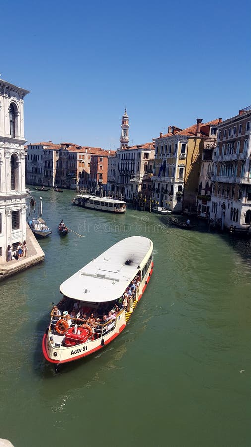 Venice Canals Platforms Transport Water Editorial Stock Image - Image ...