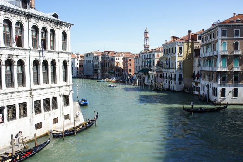 Venice Channels in the Morning Stock Photo - Image of historic ...
