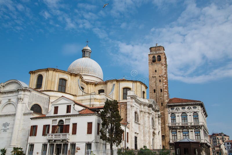 Venice Churches and Sky stock image. Image of landmark - 33717537