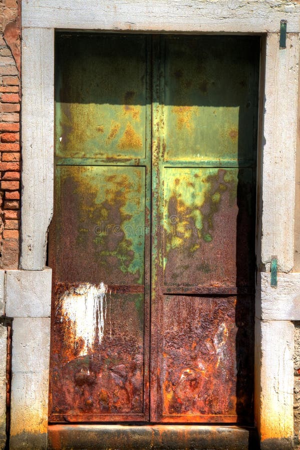 Venice Door stock photo. Image of historical, green - 104415062