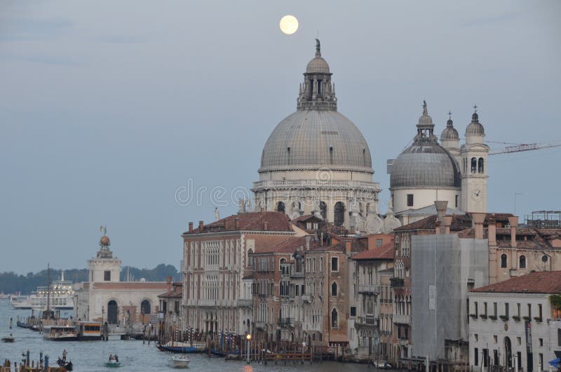 Venice- moon and sun stock image. Image of people, show - 18734865