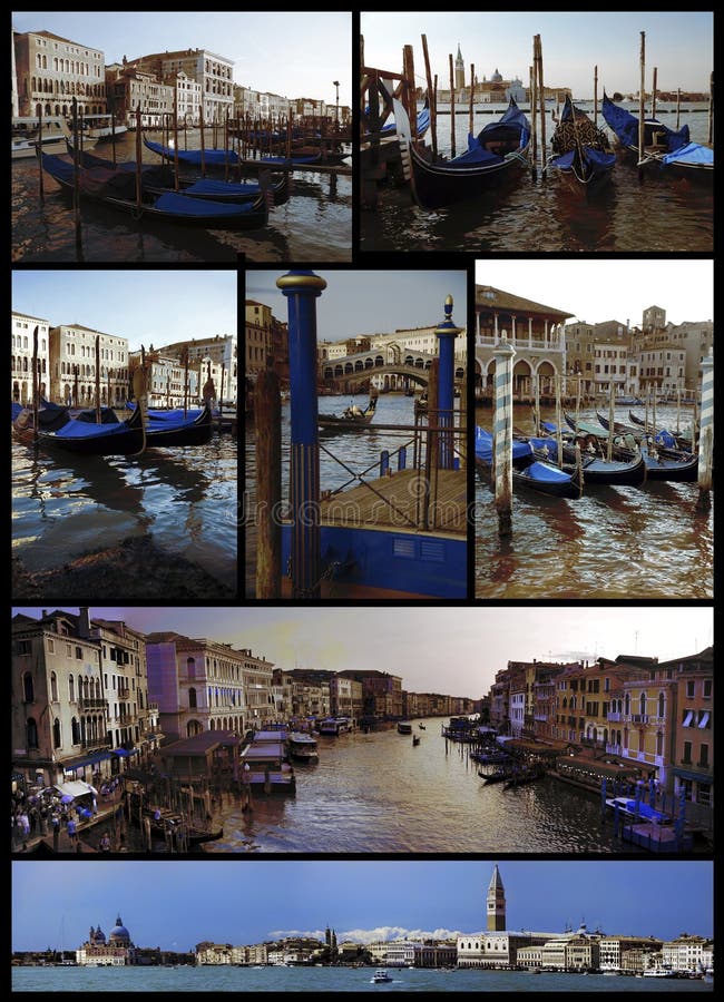 Venice in Gold and Blue stock image. Image of grande - 99103693