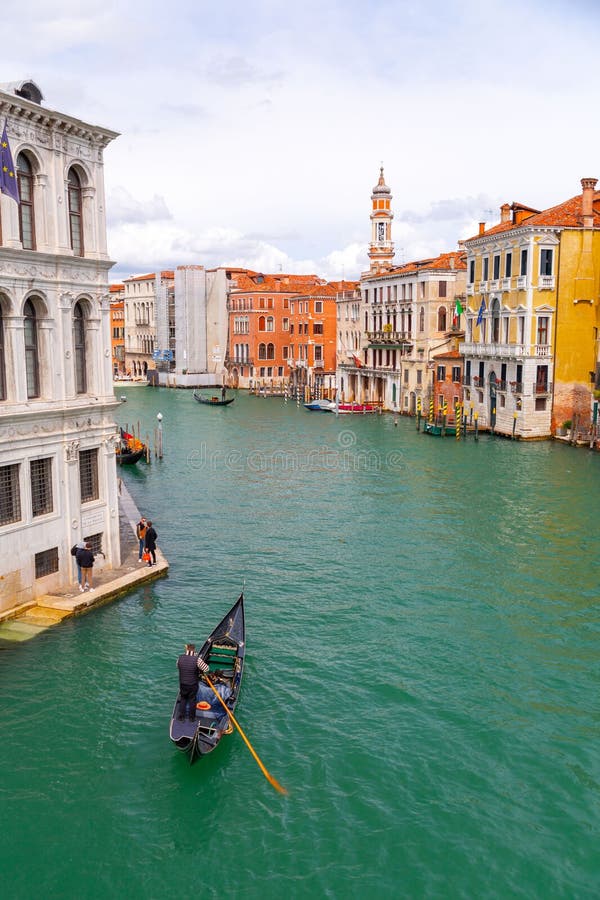 Gondolas on the Ancient Canals of Venice, Italy Editorial Image - Image ...