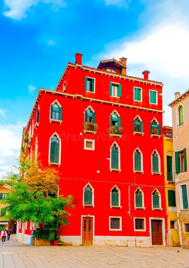 In Venice in Italy editorial photography. Image of color - 53073462