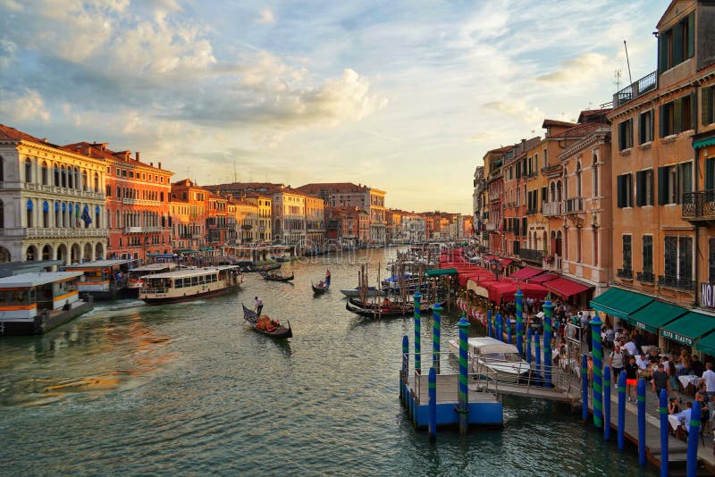 Venice Italy Best View from the Canal Editorial Image - Image of canal ...