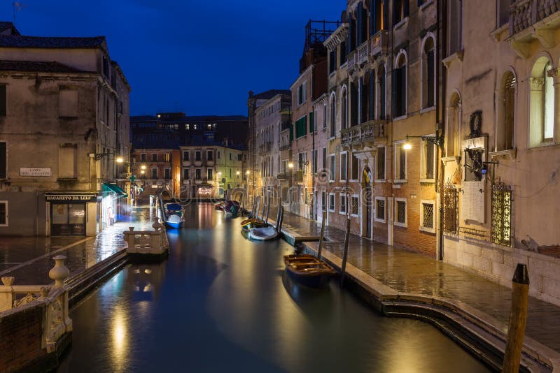 Day View of the Side Canal in Venice, Italy Editorial Photo - Image of ...